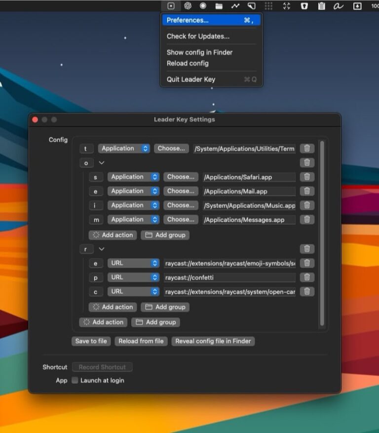 Leader Key – MacMenuBar.com