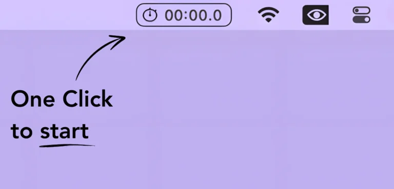 Mini Stopwatch | MacMenuBar.com
