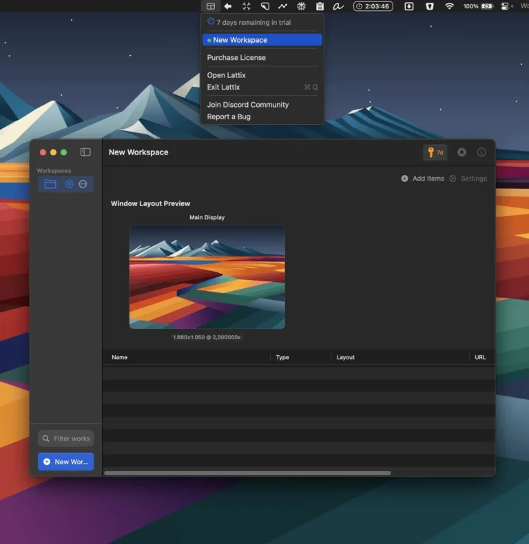 Lattix | MacMenuBar.com