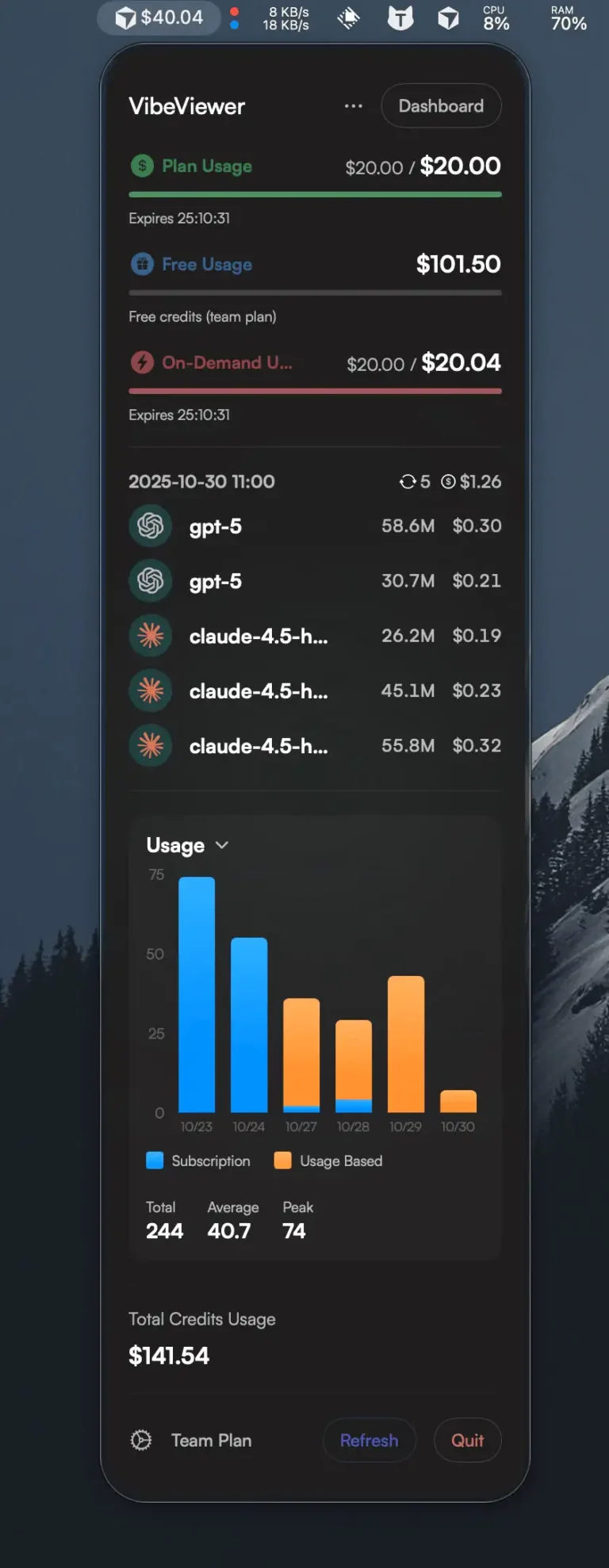 VibeViewer | MacMenuBar.com